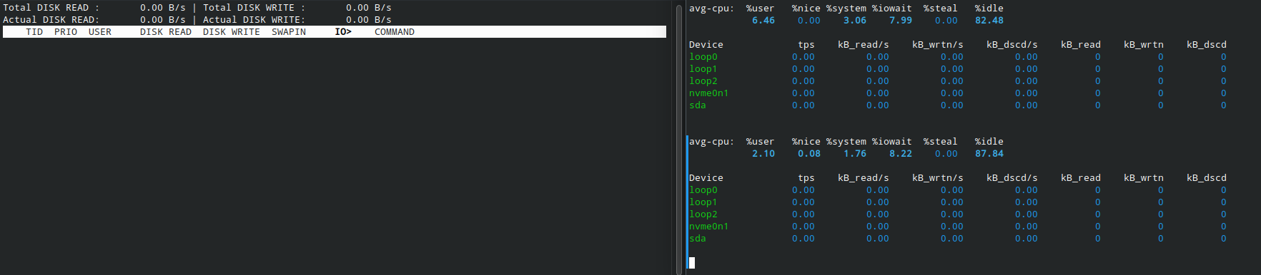 [SOLVED]High iowait on a random CPU core, but no high IO process found / Kernel & Hardware ...